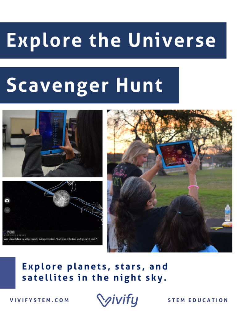 Explore The Universe Scavenger Hunt: Explore Planets, Stars, and ...