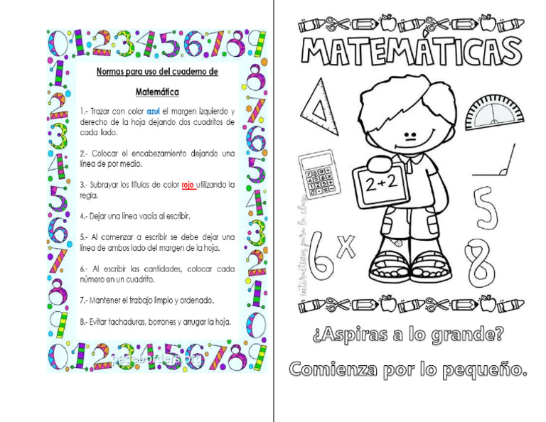3er Grado - Portada de Matematica | PDF