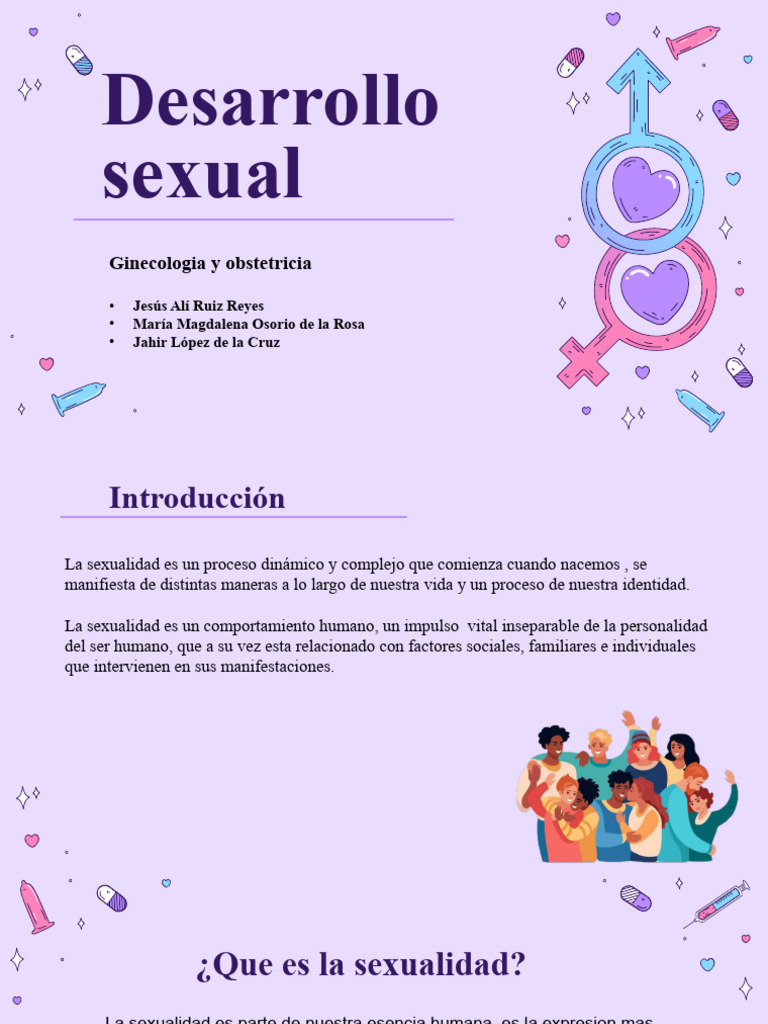 Desarrollo Sexual | PDF | La sexualidad humana | Vejez