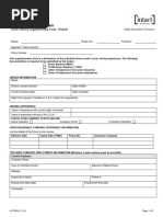 Driver Declaration Form | PDF | Vehicle Insurance | Insurance