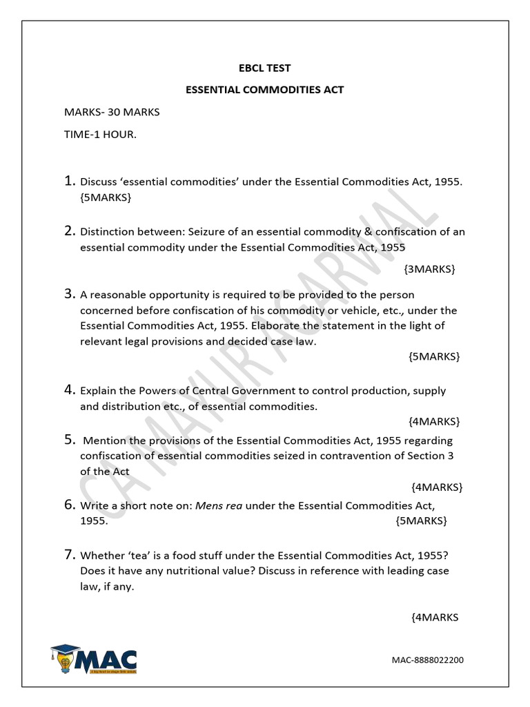 13.chapter 13 COPRA (Question Paper) | PDF