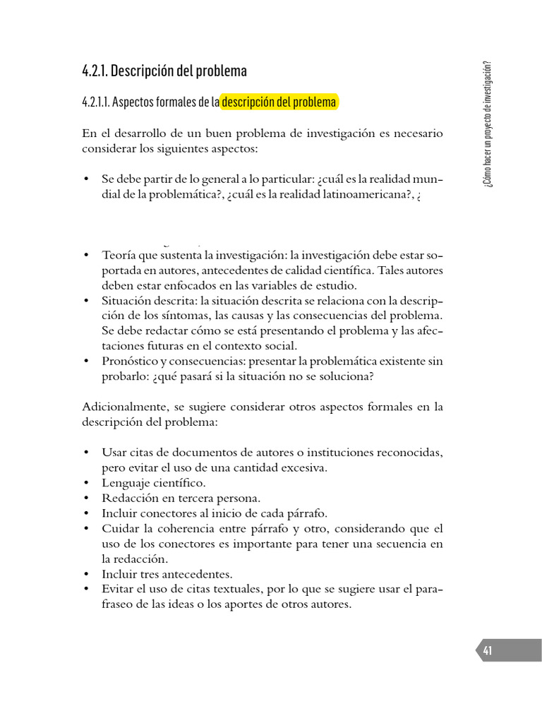 Descripción Del Problema. Componentes | PDF | Teoría | Método científico