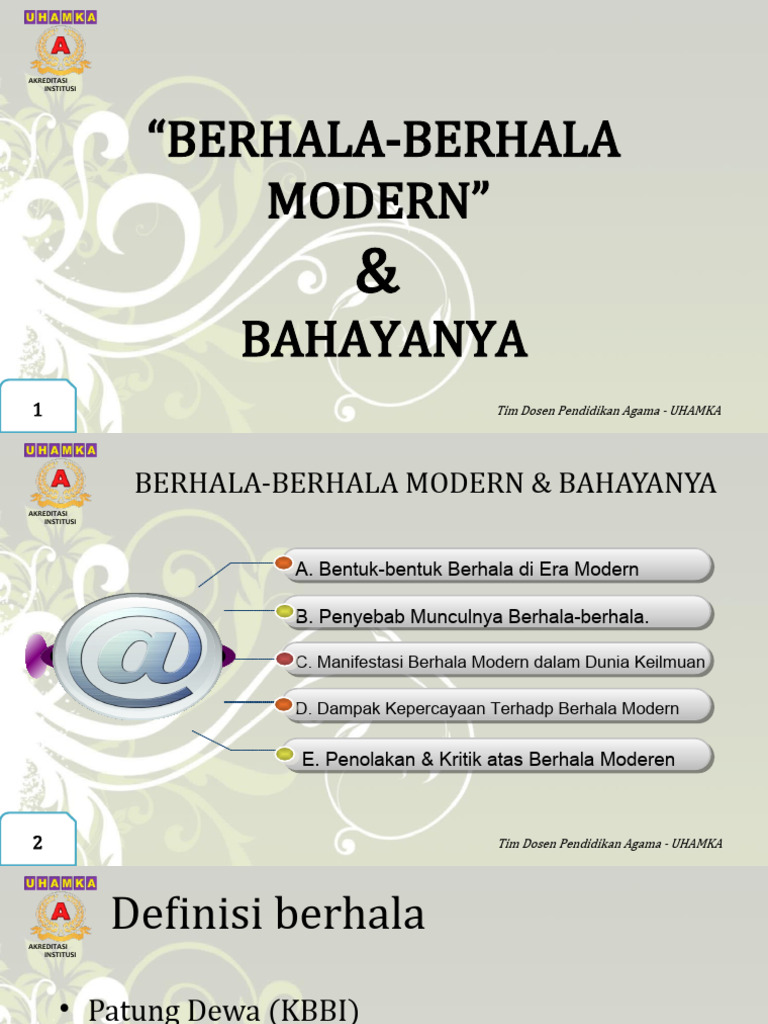 Berhala Tradisonal Dan Modern | PDF