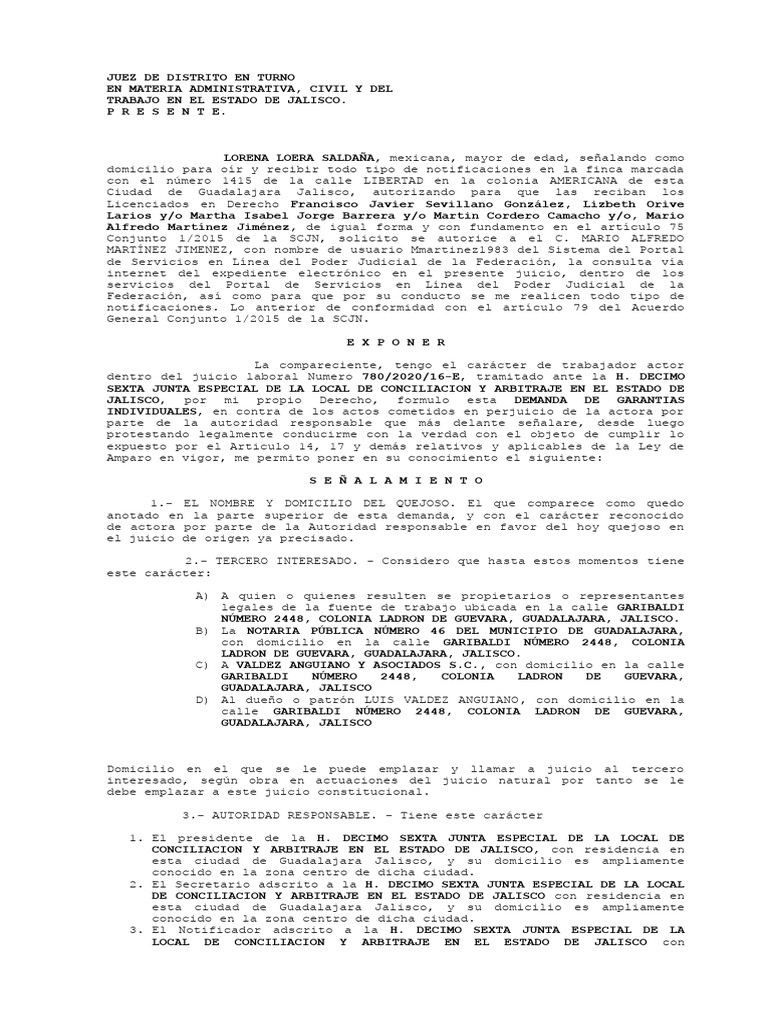 Amparo Fecha Excesivamente Lejana Lorena Loera Saldaña | PDF | Ciencias ...