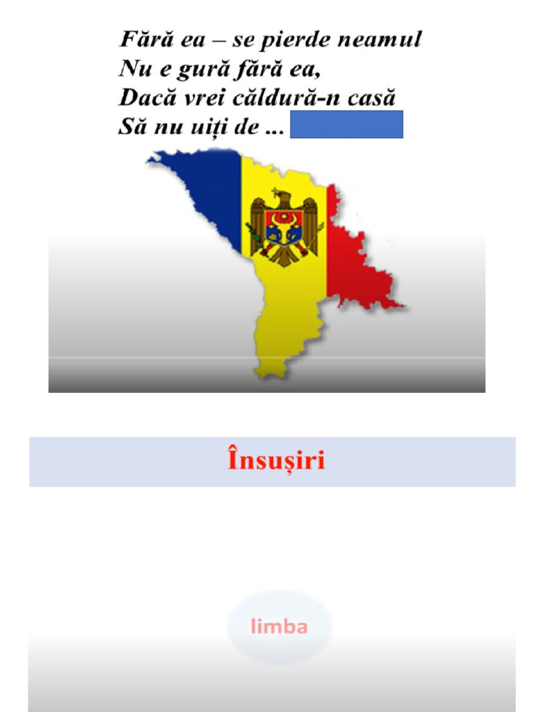 Limba Noastra, Alexei Mateevici, cl.2 | PDF