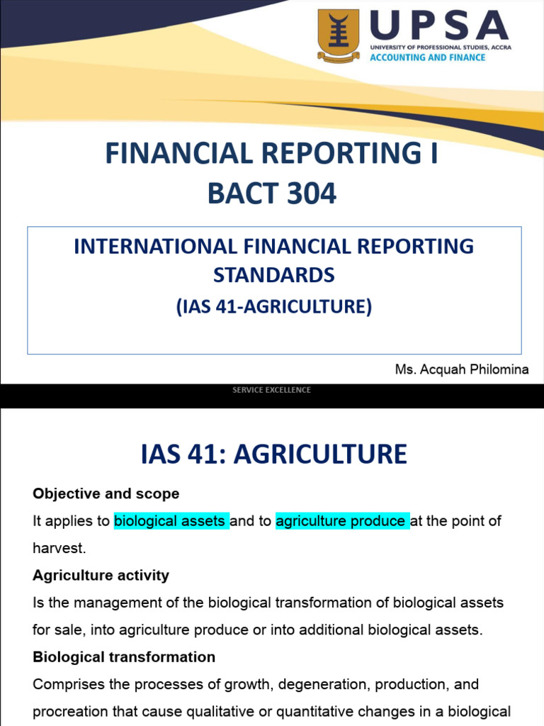 IAS 41 - Agriculture | PDF | Fair Value | Financial Economics