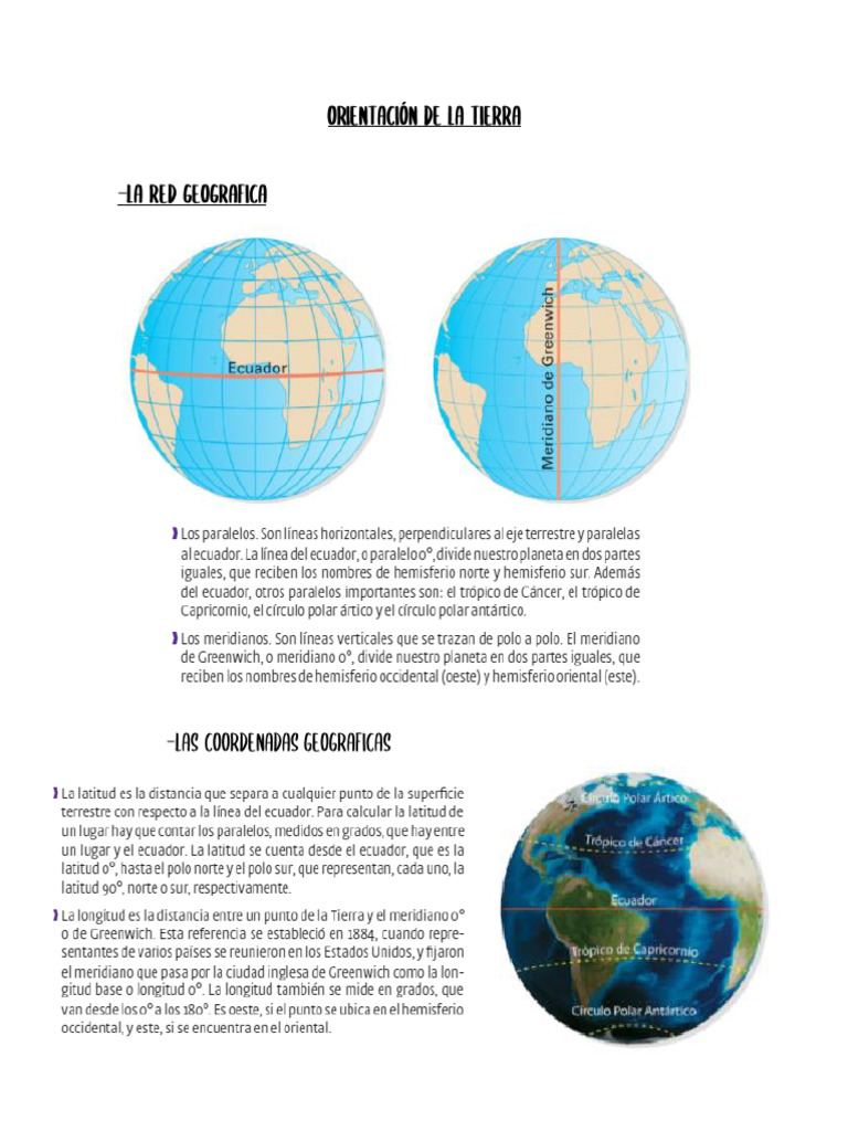 4to Puntos Cardinales y Mapas | PDF