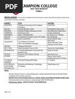 CSEC List of Subjects | PDF