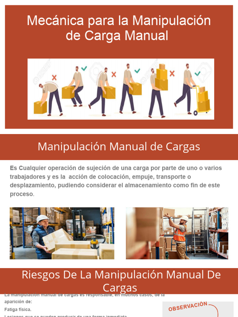 Manipulación de Carga | PDF | Rodilla