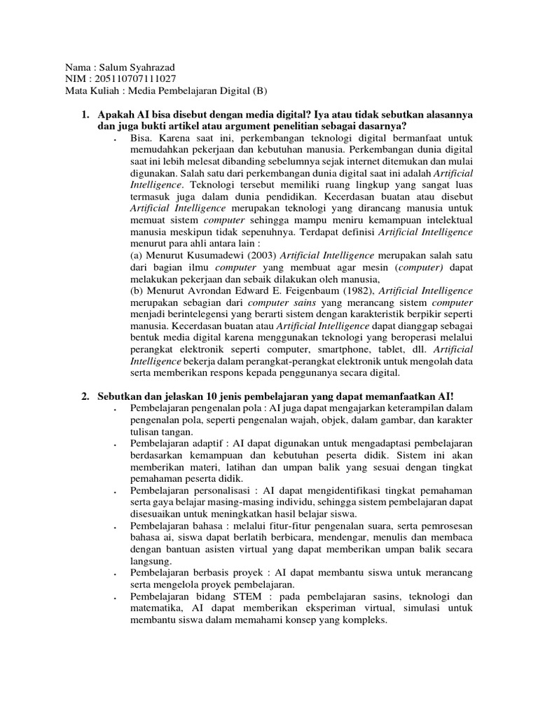 Salum Syahrazad - Definisi Media Digital | PDF