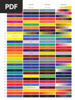 Kawasaki Color Chart | PDF | Blue | Green