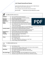 Engaging Theraplay Games for Parents | PDF | Hand | Pillow