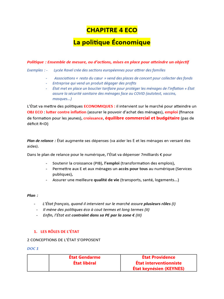 Chapitre 4 Eco | PDF