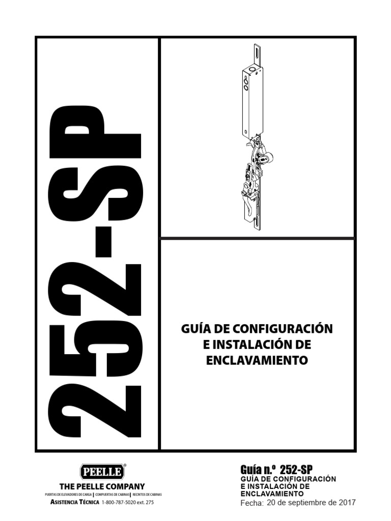 252 SP Interlock Installation Settings Guide Spanish | PDF | Bienes manufacturados