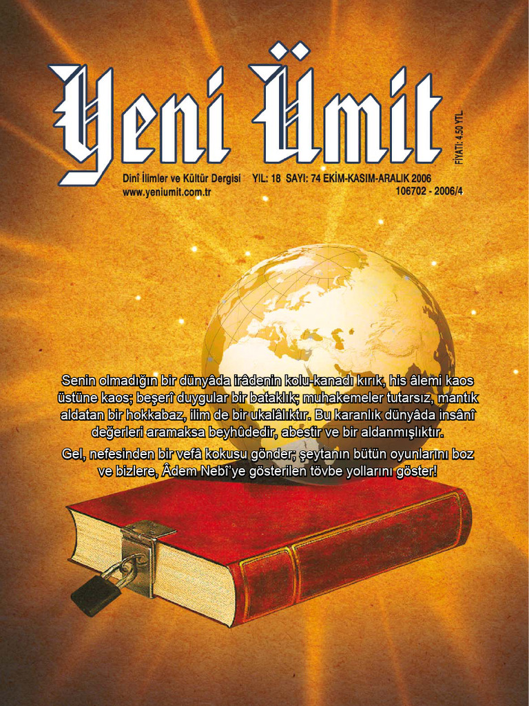 Yeni Umit Dergisi 74-2006 - 4 | PDF
