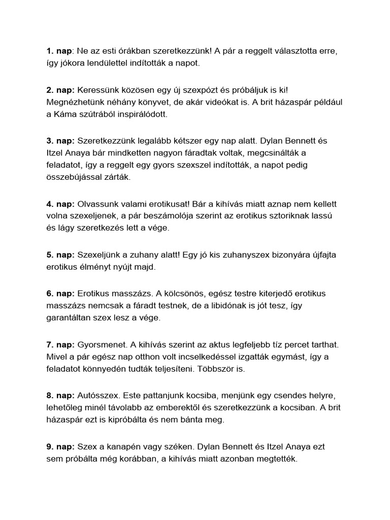 30 Napos Szex Pdf 1098