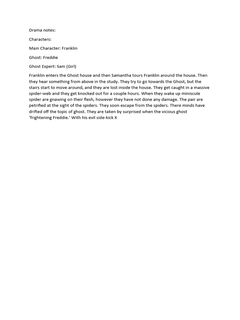 Drama (Ghost Radio Story) | PDF