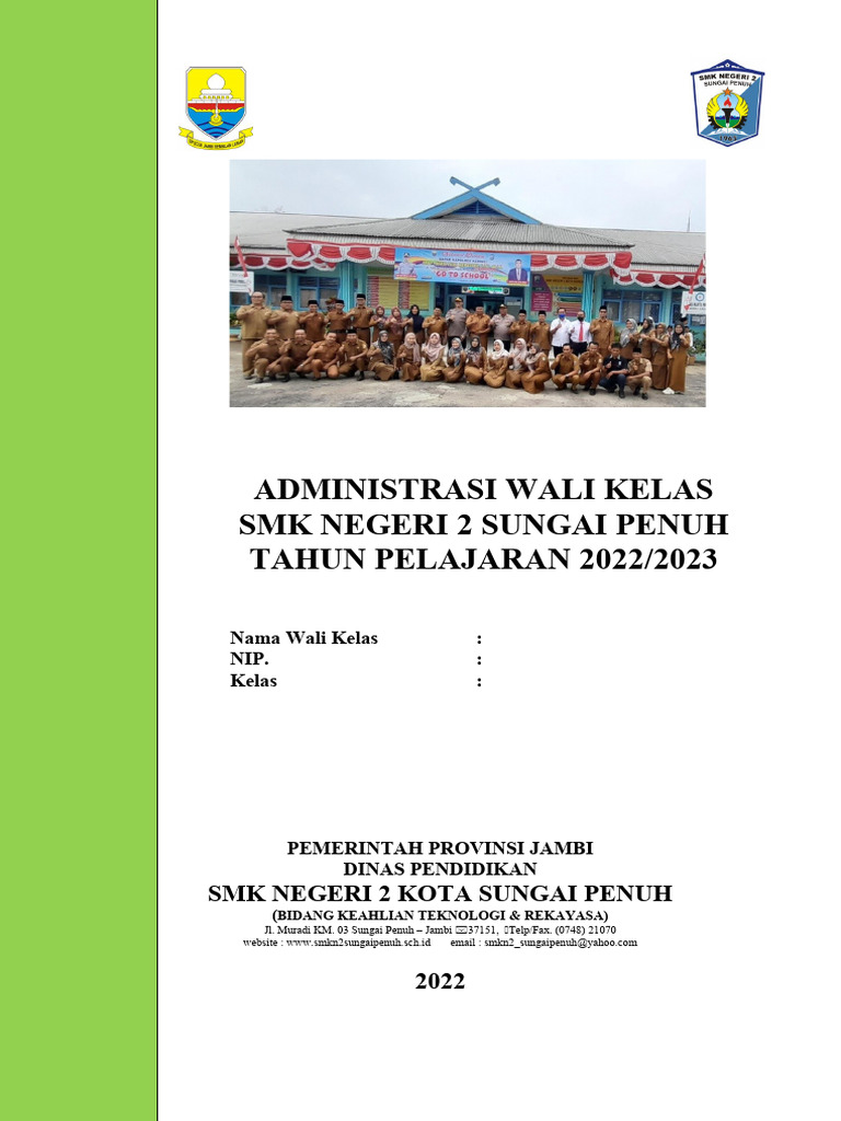 Administrasi Wali Kelas | PDF