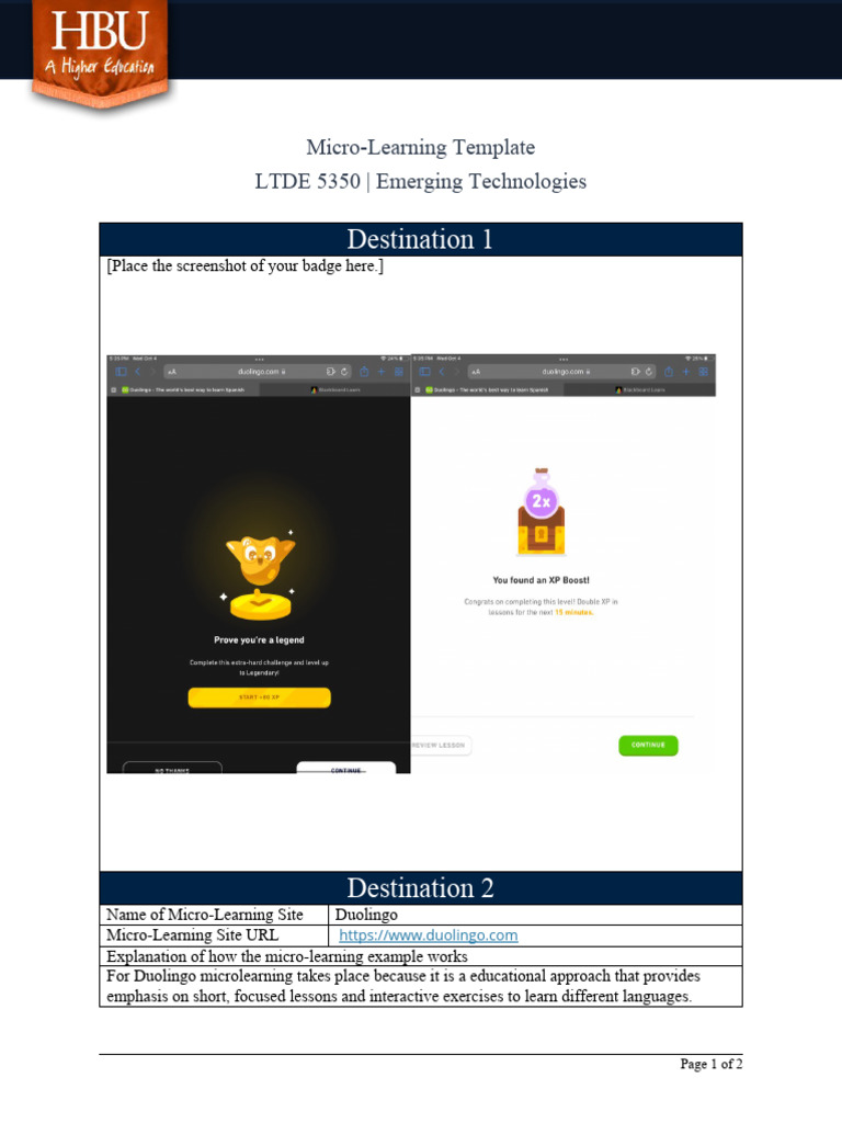 Micro-Learning Demonstrated Template Revised | PDF