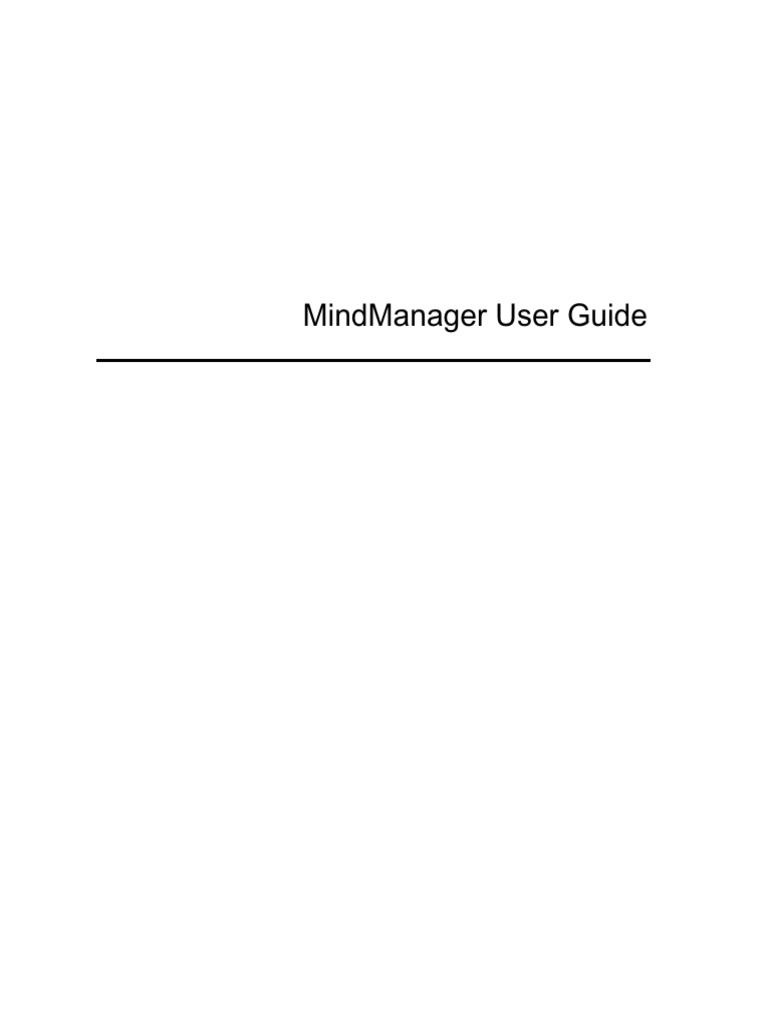 MindManager 21 User Guide en | PDF | Share Point | Microsoft Office