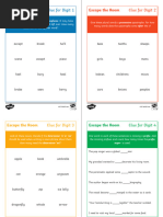 Escape Room- Answer Key | PDF