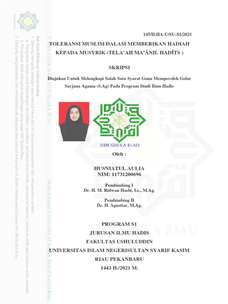 Toleransi Muslim dalam Hadiah untuk Musyrik | PDF
