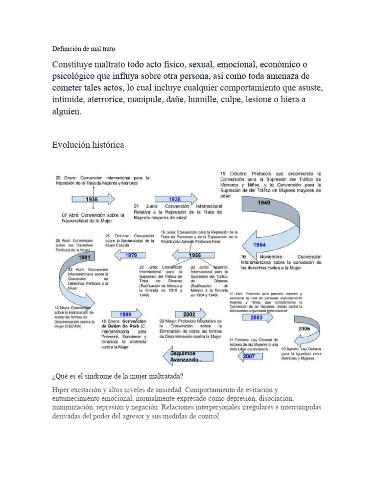 Definición de Mal Trato (1) (Recuperado Automáticamente) | PDF | Abuso ...