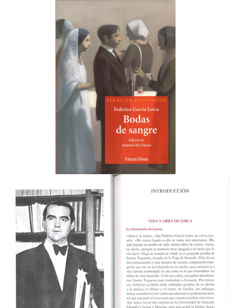 BODAS DE SANGRE Federico García Lorca Guía de Lectura | PDF