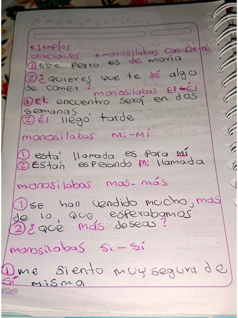 Palabras Monosilabas y Bisilabas | PDF