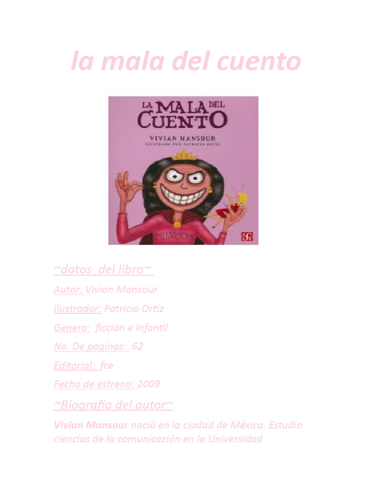La Mala Del Cuento | PDF | Poesía
