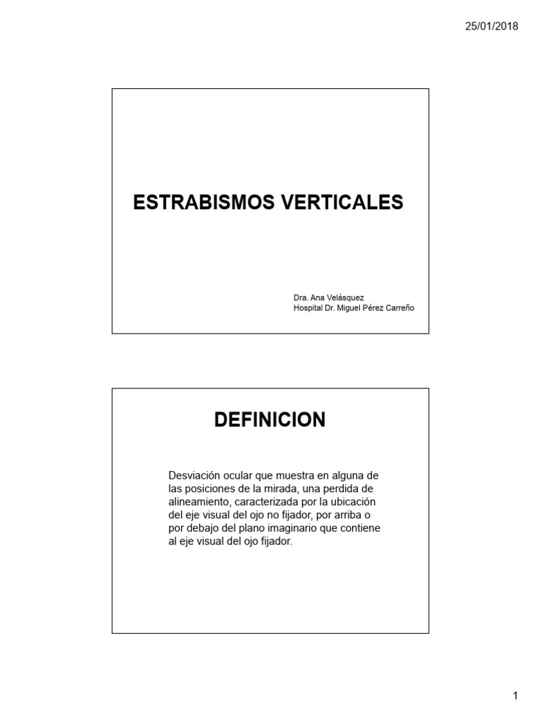 Desviaciones Verticales | PDF | Medicina | Sistema nervioso
