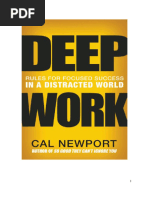 Deep Work Full | PDF | Disciplines | Behavioural Sciences