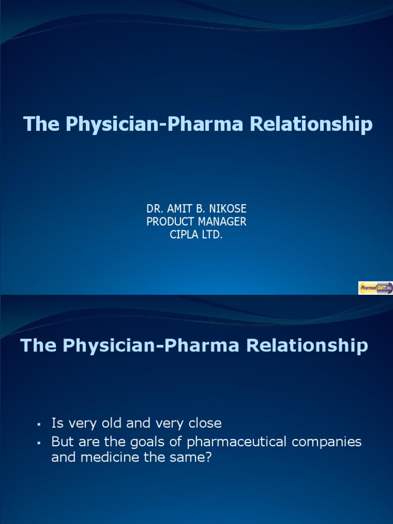 Pharma Doctor Relationship | PDF | Pharmaceutical Industry ...