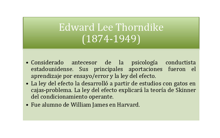 Thorndike | PDF