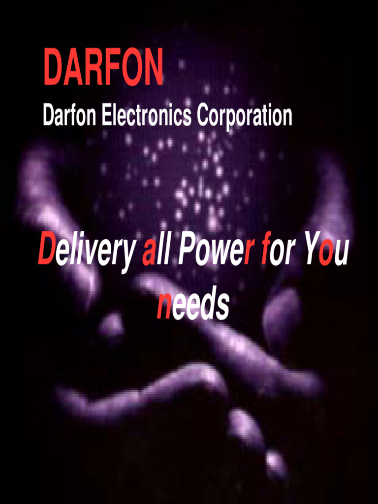 Darfon Power BD Introduction | PDF