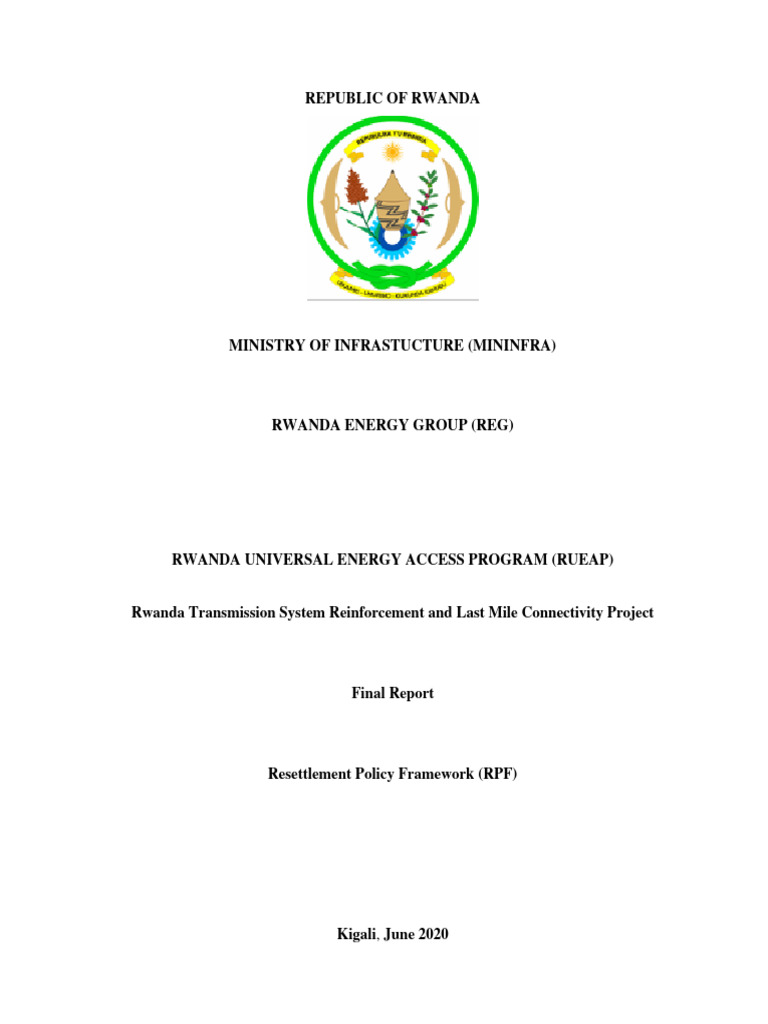 Rwanda Energy Access Strategy | PDF | Poverty | Poverty & Homelessness