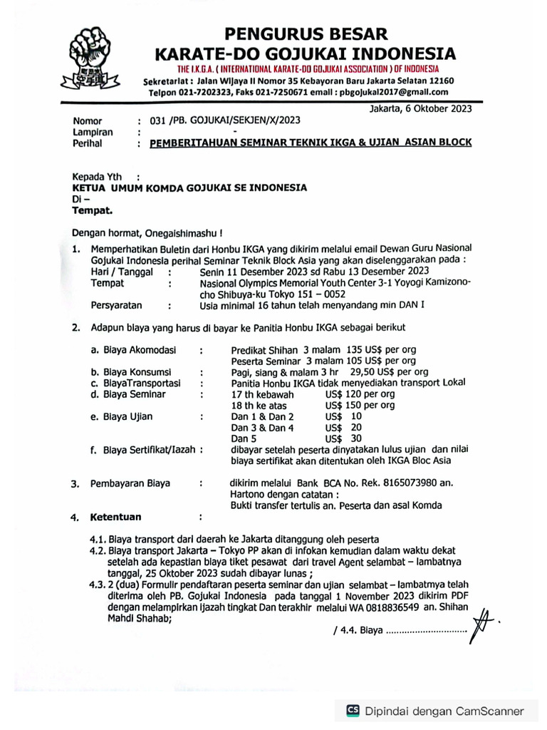 Seminar Ikga Bloc Asia 23 | PDF