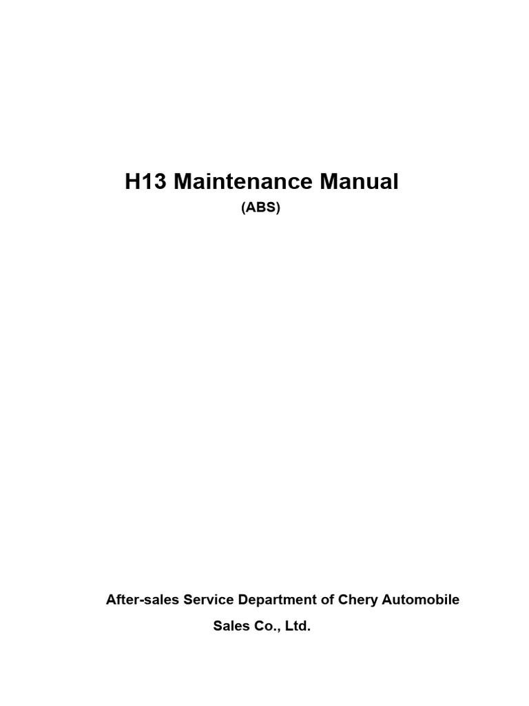 H13 Abs | PDF