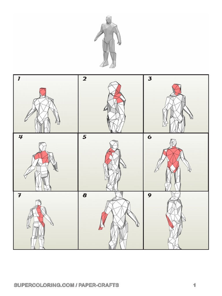 Paper Crafts at Supercoloring.com | PDF | Technology & Engineering