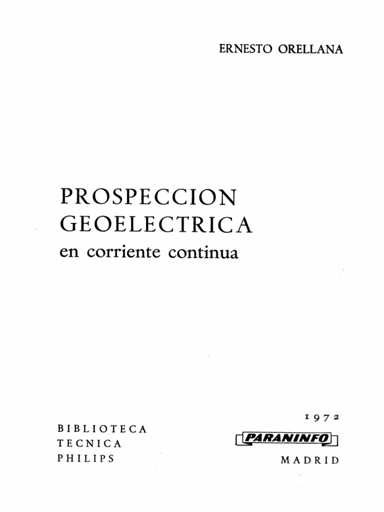 Orellana Prospeccion Geolectrica Continuna | PDF | Geofísica | Prospección
