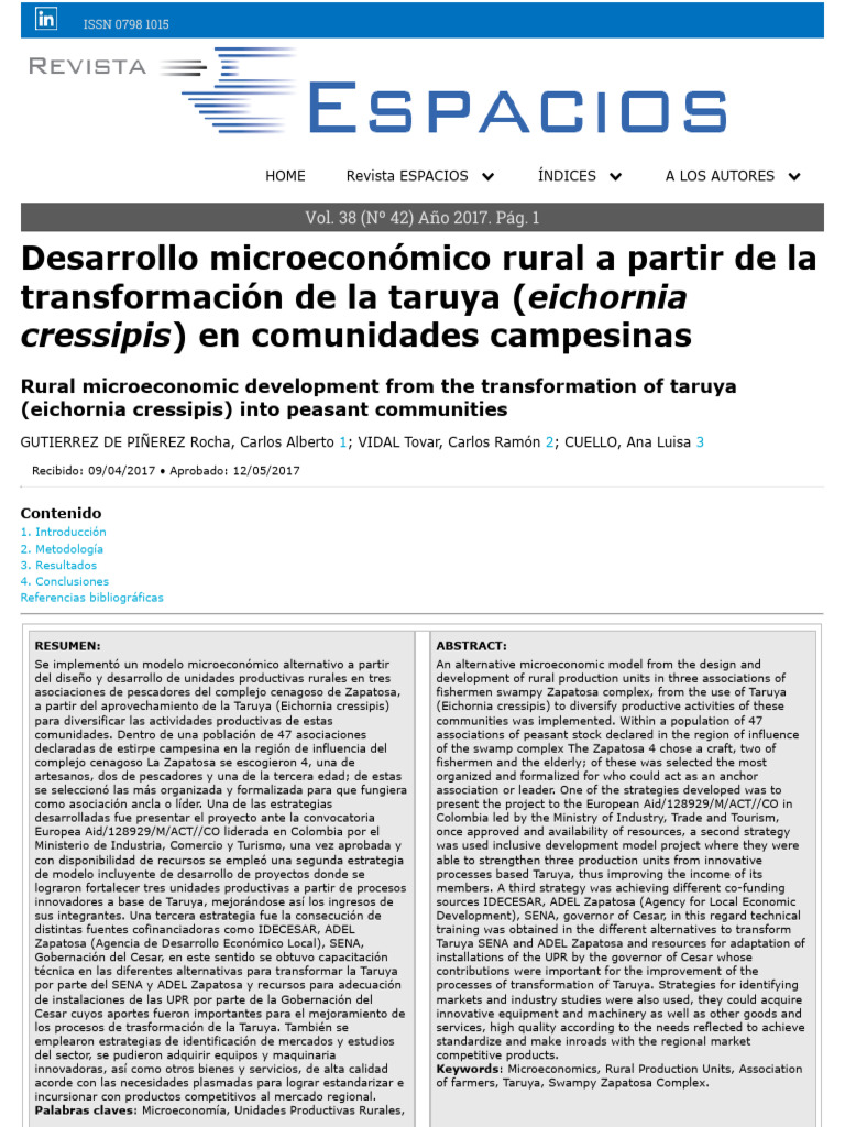 Desarrollo Tarulla | PDF | Colombia | Logística