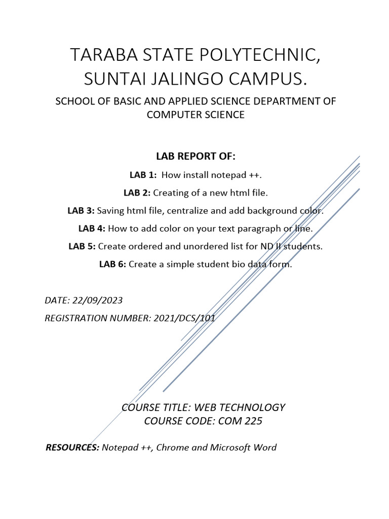 Lab Practicals | PDF | Html Element | Computer File Lab Practicals | PDF | Html Element | Computer File