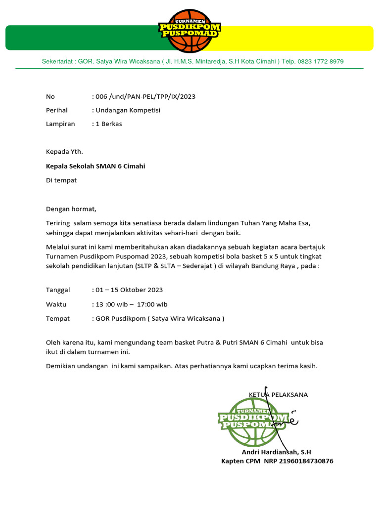 SMAN 6 Cimahi | PDF