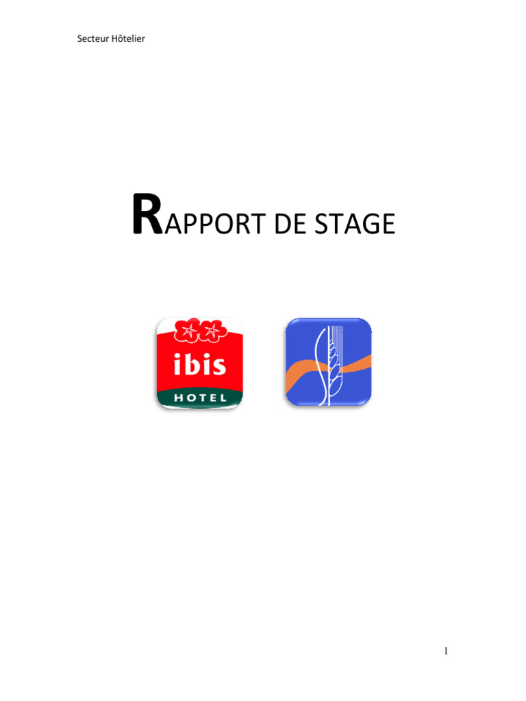Rapport de Stage A Hotel Ibis | PDF