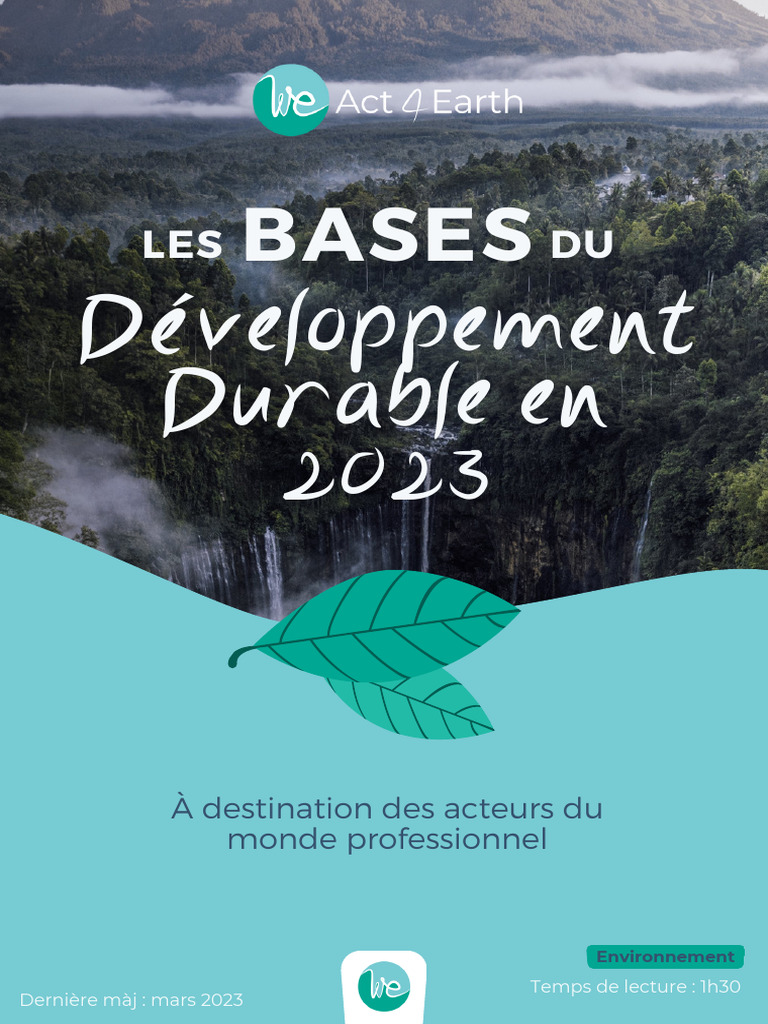 Les Bases Du Développement Durable | PDF