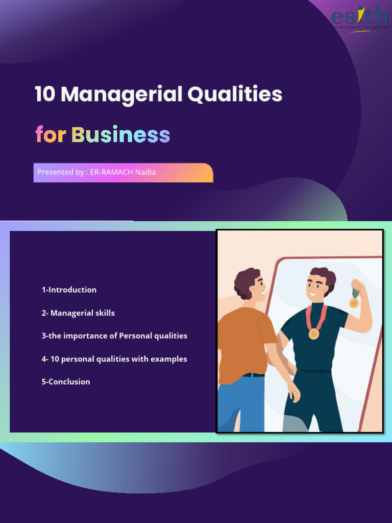 Managerial Qualities | PDF