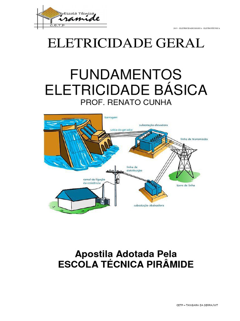 Apostila de Eletricidade Geral - Atualizada | PDF | Resistor | Carga elétrica
