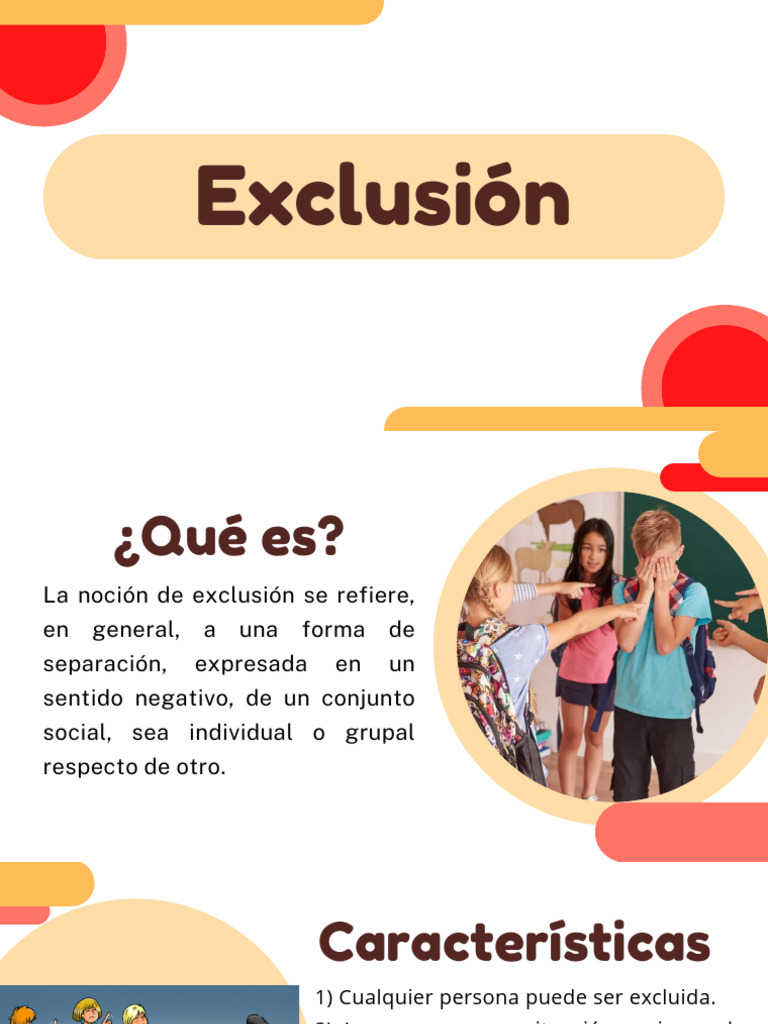 Definición y Tipos de Exclusión Social | PDF | Exclusión social ...