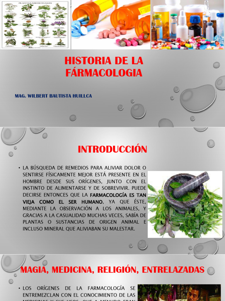 Historia de La Farmacologia | PDF | Farmacología | Medicina Historia de La Farmacologia | PDF | Farmacología | Medicina
