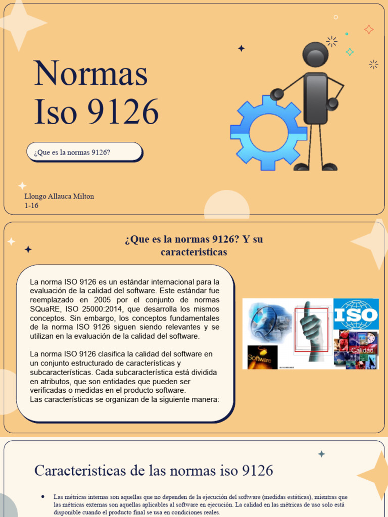 Las Normas Iso 9126 | PDF